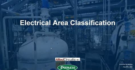 Electrical Area Classification Peerless Inc