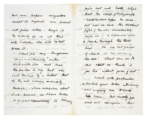 Churchill Autograph Letter Signed To Pamela Plowden 1900 The