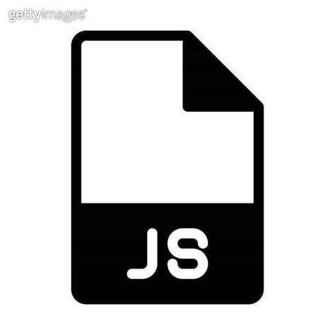Js File Type Icon Document Files And Folder Format Symbol Icons In Solid Style 2150686927