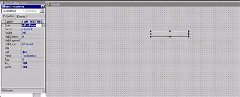 Delphi Custom Button Component Caption Is Displaying Different
