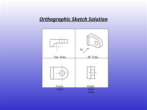 Ppt Orthographic Sketch Solution Dokumen Tips