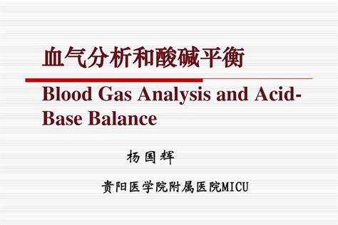血气分析杨国辉 word文档在线阅读与下载 免费文档