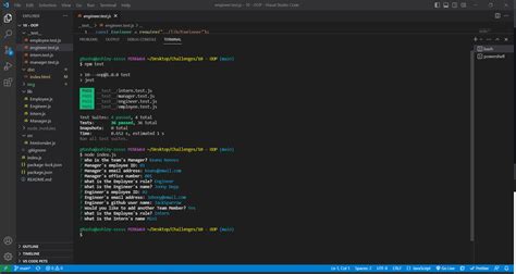 Github Miniigrace10 Team Profile Generator