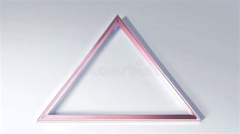 A 3d Shaped Designed Triangle Cube Stock Illustration Illustration