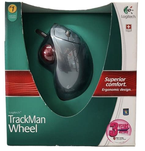 Logitech Trackman Wheel Optical T Bb18 Usb Trackball Mouse For Sale 30 Each Computers And Tech