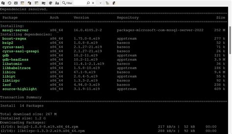 Instalar Sql Server En Rocky Linux Rhel Almalinux O Centos