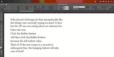 Solved Issues With Indentation In Bullets And Numbering Adobe Product Community 9395237