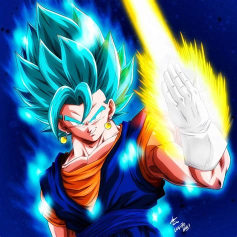 Vegito Ssgss Dragon Ball Super Artwork Anime Dragon Ball Super Dragon Ball Super Manga