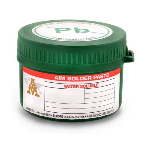 Solder Paste Sac305 Ws353 Water Soluble Aim Solder