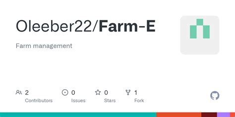 GitHub Oleeber Farm E Farm Management