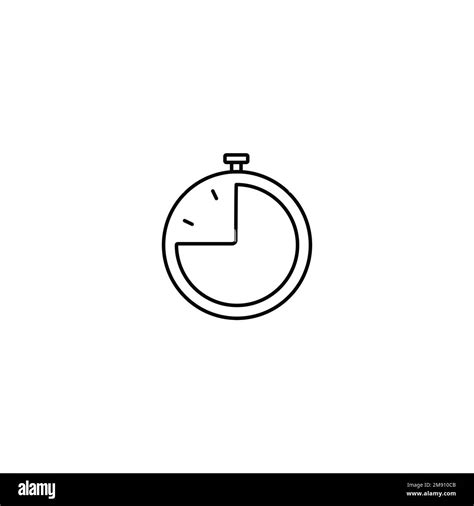 Time And Clock Line Icons Vector Linear Icon Set Stock Vector Image Art Alamy