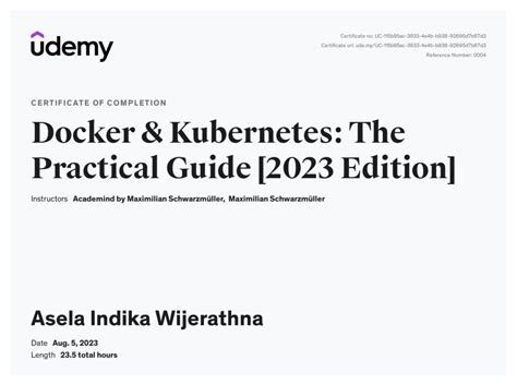 Asela Indika On Linkedin Udemy Course Completion Certificate