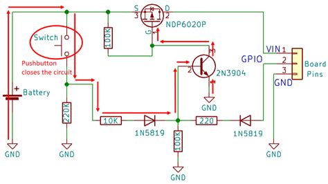 Latching Power Switch Circuit Auto Power Off Circuit Random Nerd