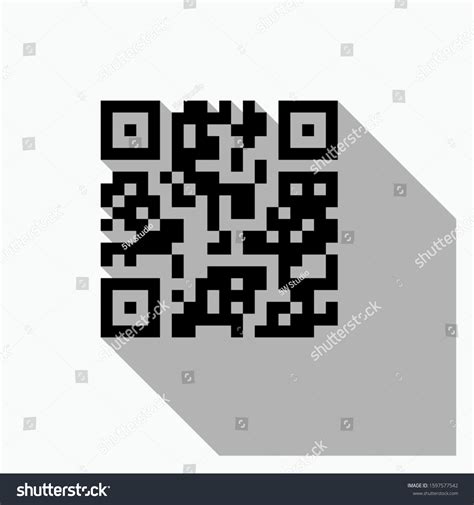 Quick Response Code Icon Illustration Qr Stock Vector Royalty Free