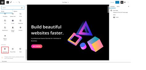 Adding Case Study Block Catch Themes