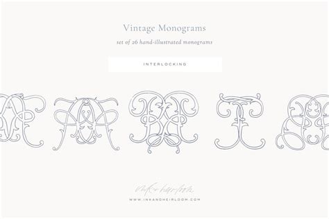 Hand Drawn Interlocking Monogram Set By Zanohonni On Deviantart