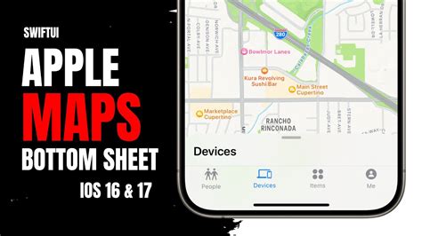 Apple Maps Bottom Sheet Ios 17 And 16 Swiftu Xcode 15 Youtube