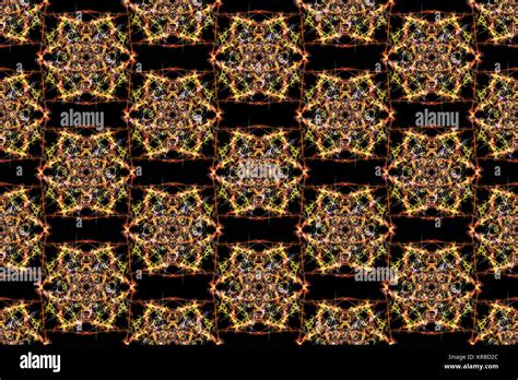 Digital Abstract Background Tile Seamless Pattern Silk Symmetry Seamless Pattern Series Stock