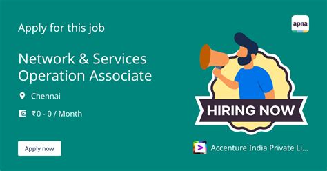 Network And Services Operation Associate In Accenture India Private Limited