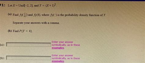 Solved Let X Unif And Y X A Find Chegg Com