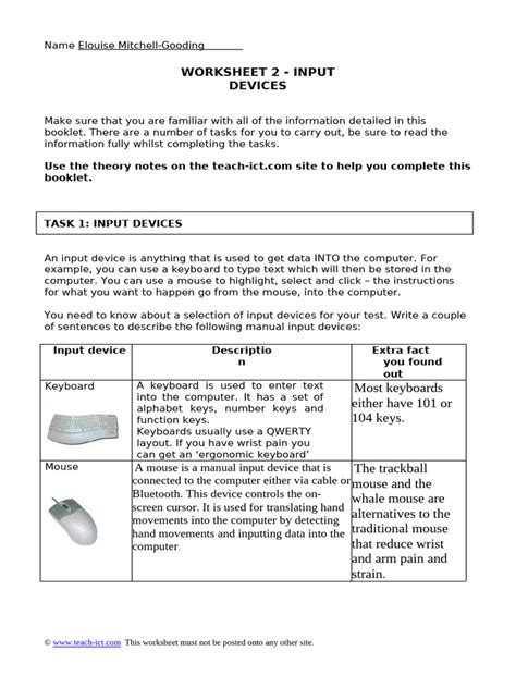 Input Devicesoutput Devices1 Pdf Computer Keyboard Image Scanner