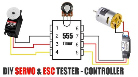 Servo Motor Control Using 555 Timer Ic Tutorial 67 49 Off
