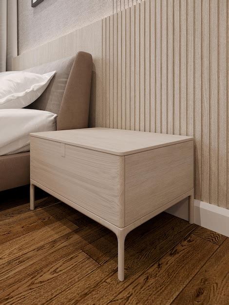 Premium Photo 3d Rendering Close Up Empty Space Of Night Table Or