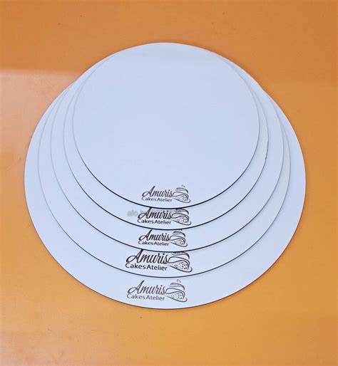 Табли за торта Съдове Сервизи Прибори Бургас табли за торта от бял Hdf 2 5мм разм