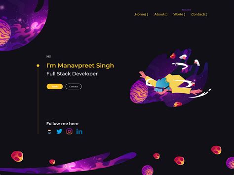 portfolio design full stack developer behance