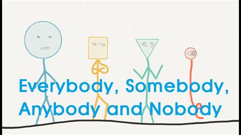 Short Story Everybody Somebody Anybody And Nobody Youtube