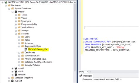 Configure Extensible Key Management Using Azure Key Vault Level 3 Of