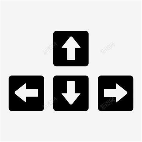 箭头板方向键盘图标 Ui图标 设计图片 免费下载 页面网页 平面电商 创意素材 花瓣网