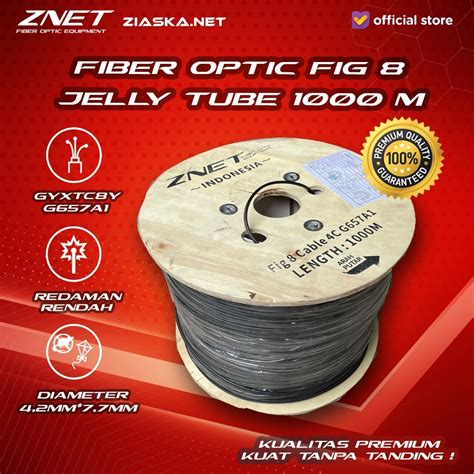 Jual Kabel Fig 8 Jelly Tube Ku Mini 8 Core Murah 1000m Fiber Optik Kabel Fo Fig 8 Ku Mini 8 Core