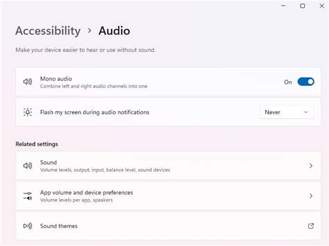 How To Enable Or Disable Mono Audio In Windows 11