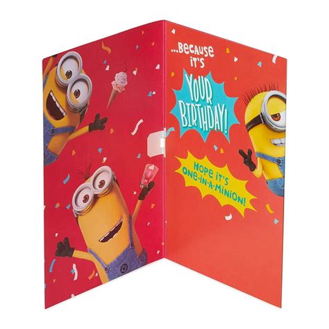 Despicable Me Minions Birthday Card