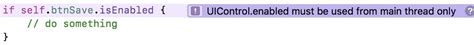 Ios Non Ui Updating Functionalities Such As Reading A Get Property