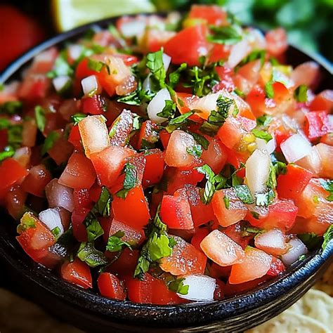 Irresistible Authentic Pico De Gallo For Delicious Dips