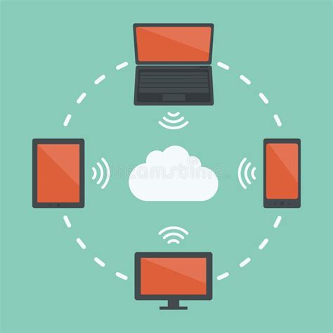 Cloud Computing Service Concept Illustration Stock Vector Illustration Of Flat Concept 38747296