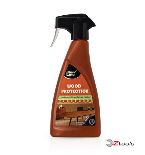 ΚΑΘΑΡΙΣΤΙΚΟ ΓΥΑΛΙΣΤΙΚΟ And ΣΥΝΤΗΡΗΤΙΚΟ ΕΠΙΠΛΩΝ Wood Protection 350ml New Line