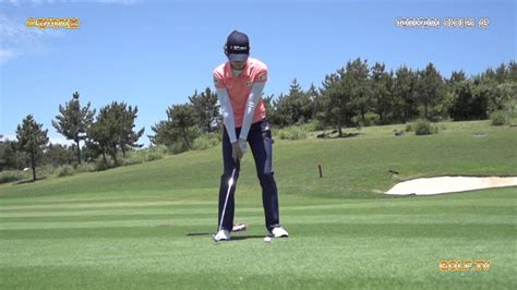슬로모션 스윙 이정민의 페어웨이 아이언 샷 Youtube