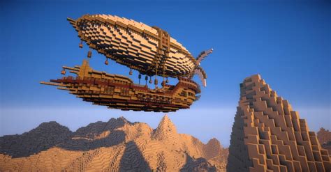 Steampunk Zeppelin Minecraft