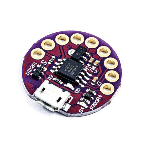 Lilypad Attiny85 Usb Micro E Textil Monarcatech