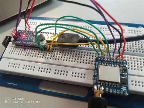 Lora Rfm9x Module Connected To Arduino Nano Networking Protocols