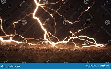 Lightning In The Night A String Of Warm White Lights Creates A Cozy And Festive Atmosphere On A