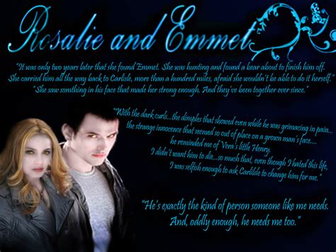 Rosalie And Emmet Twilight Series Wallpaper Fanpop