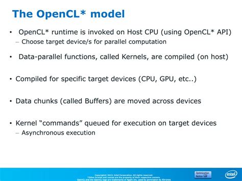 ppt evolution of opencl powerpoint presentation free download id