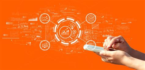 Data Analysis Concept With Person Using A Smartphone Stock Photo Image Of Financial Data