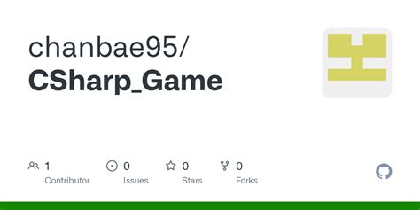 GitHub Chanbae95 CSharp Game