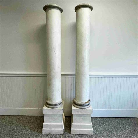 Pair Of Prop Columns Historic House Salvage