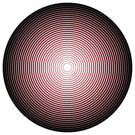 Concentric Circle Elements Backgrounds Abstract Circle Pattern Stock Illustration